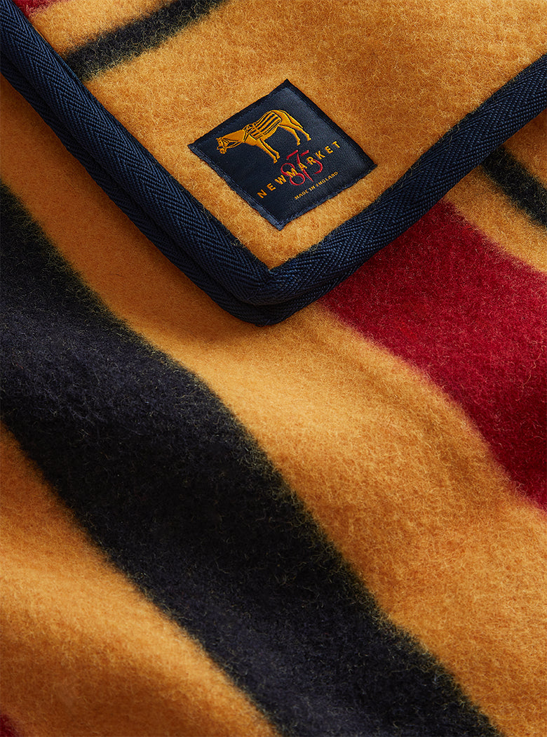 100% Pure Wool Signature Newmarket Stripe Blanket – Newmarket 875